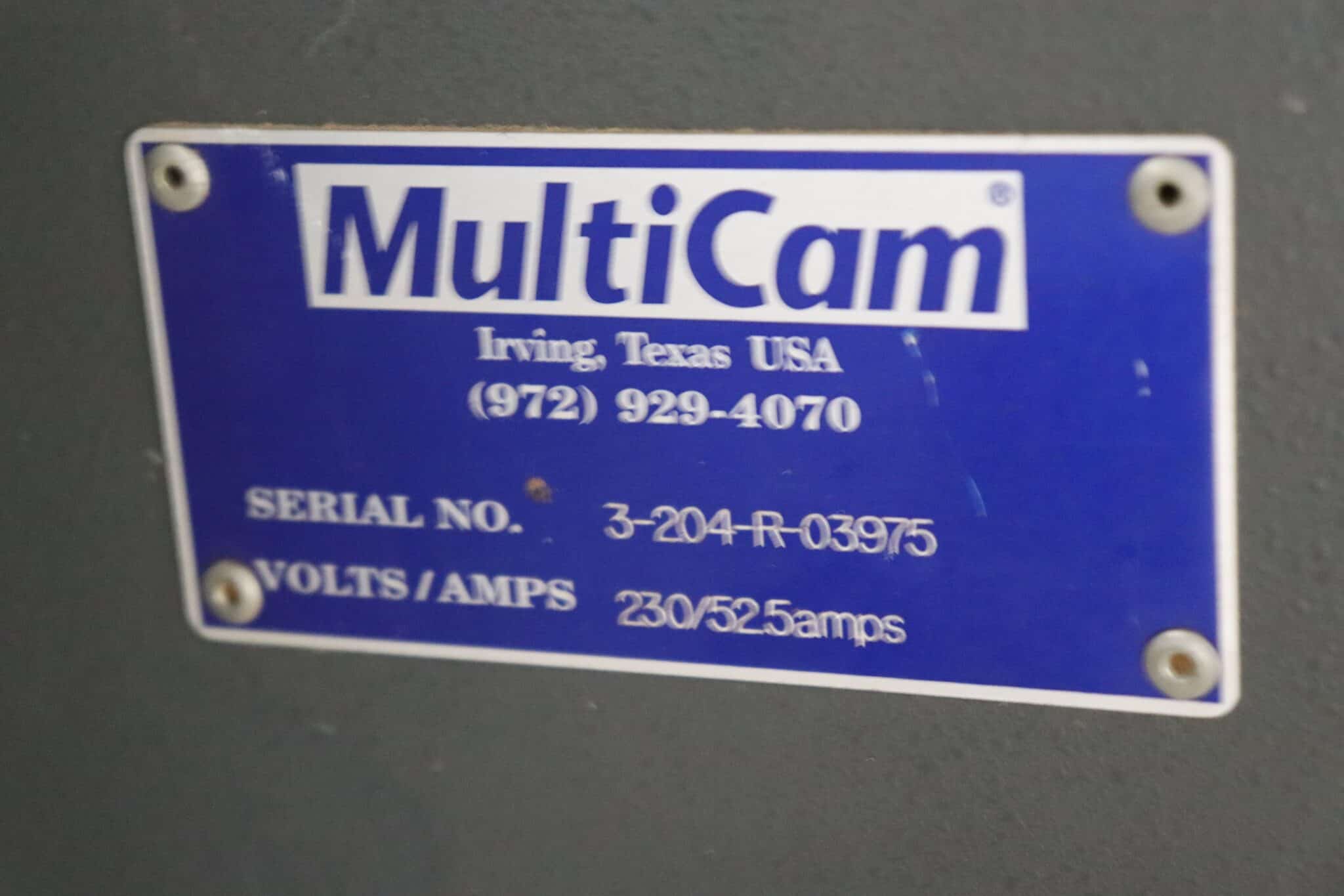 Multicam 3000 Series 3-204-R 5' x 10' CNC Router - The Equipment Hub