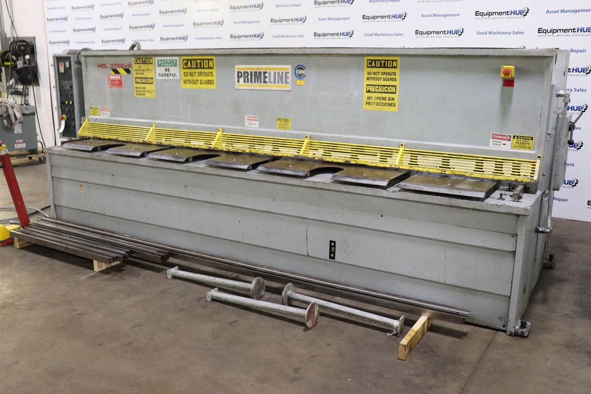 Baykal Primeline HGL 3760X6 12' x 1/4" Hydraulic Shear w/ Powered Back ...