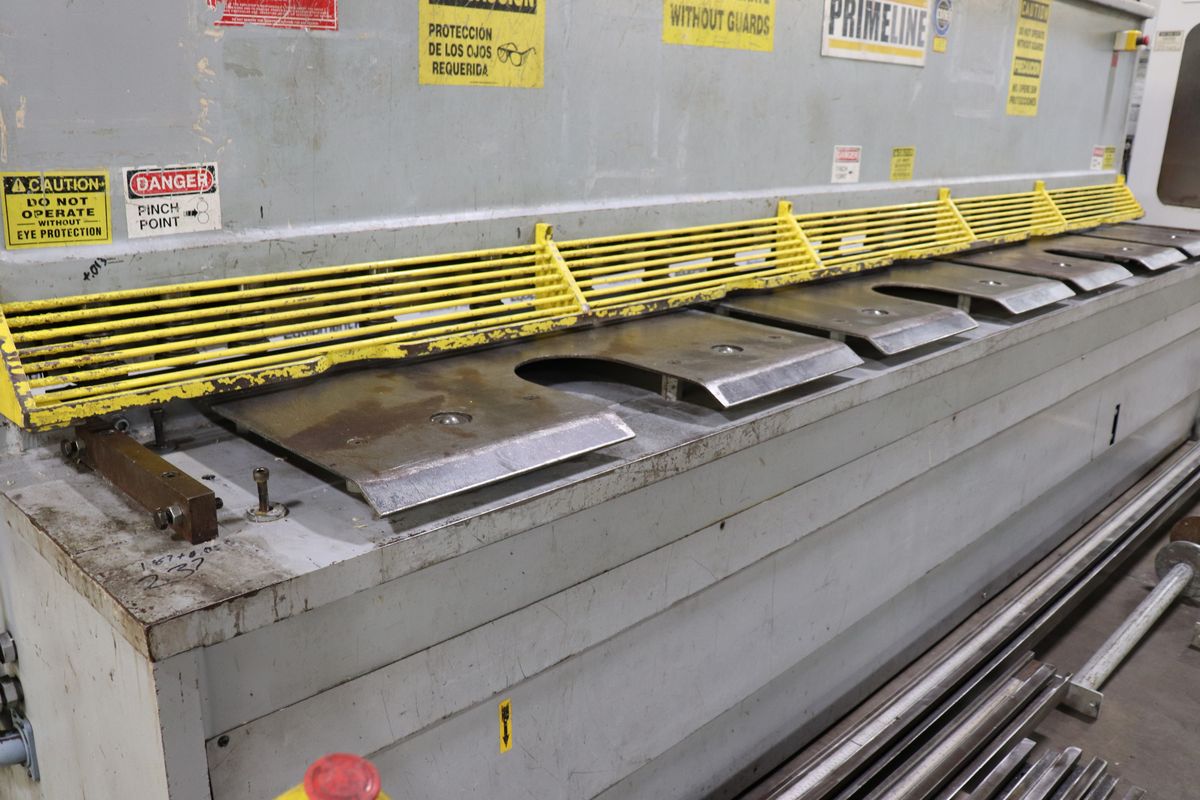 Baykal Primeline HGL 3760X6 12' x 1/4" Hydraulic Shear w/ Powered Back ...