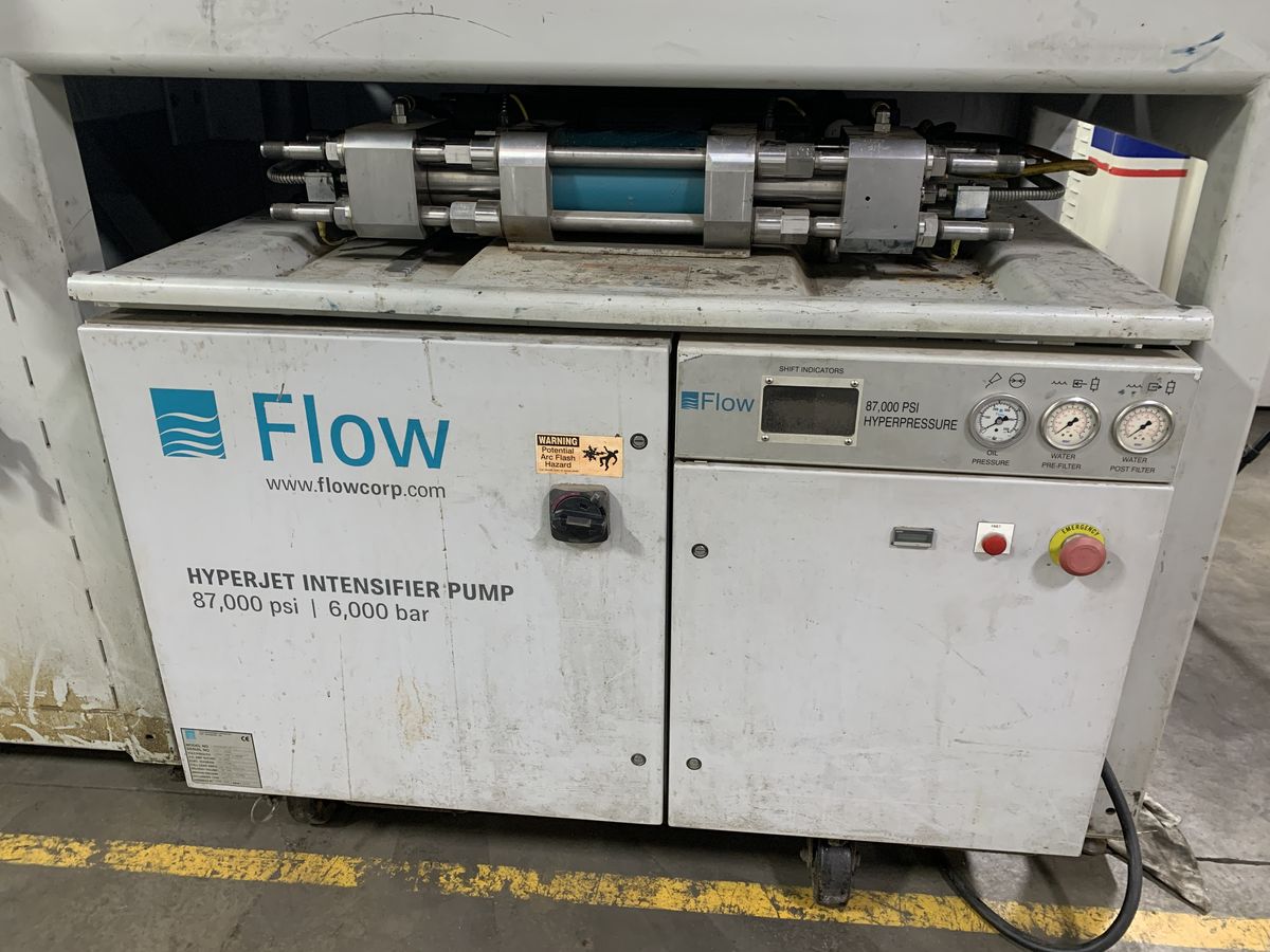 Flow Mach 3-4020B 6' x 13' CNC Waterjet Cutting Machine - The Equipment Hub