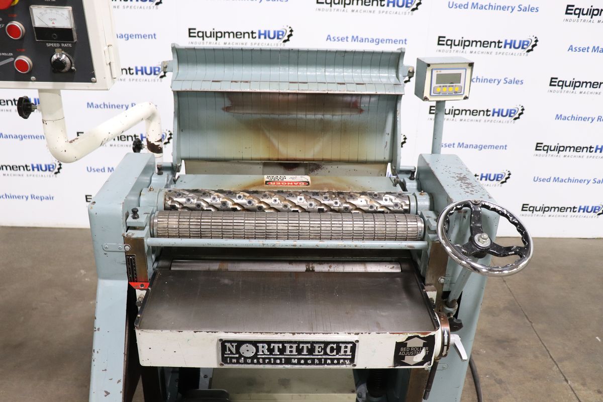 Northtech NT-24-10HCVS 24" Helical Head Wood Planer - The Equipment Hub