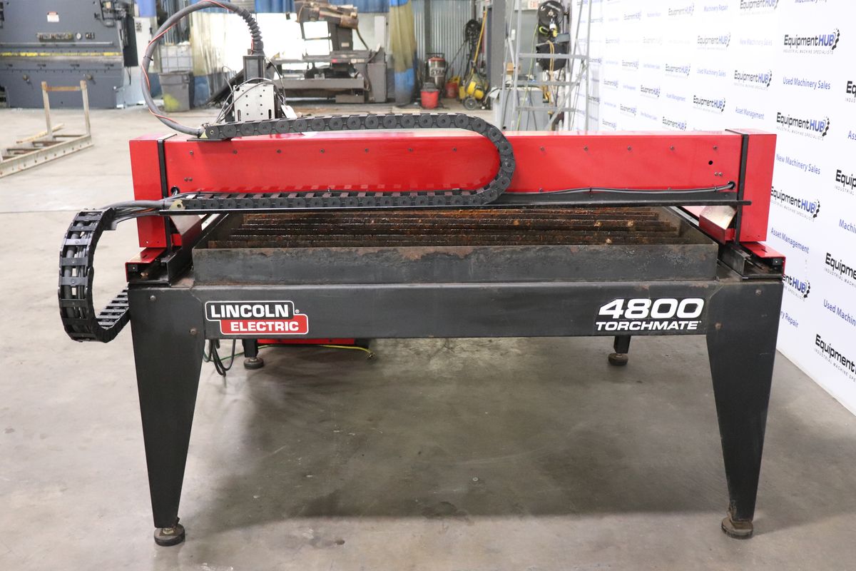 Lincoln Torchmate 4800 4' x 8' CNC Cutting Table with FlexCut 125 Amp Plasma Cutter Source - The ...