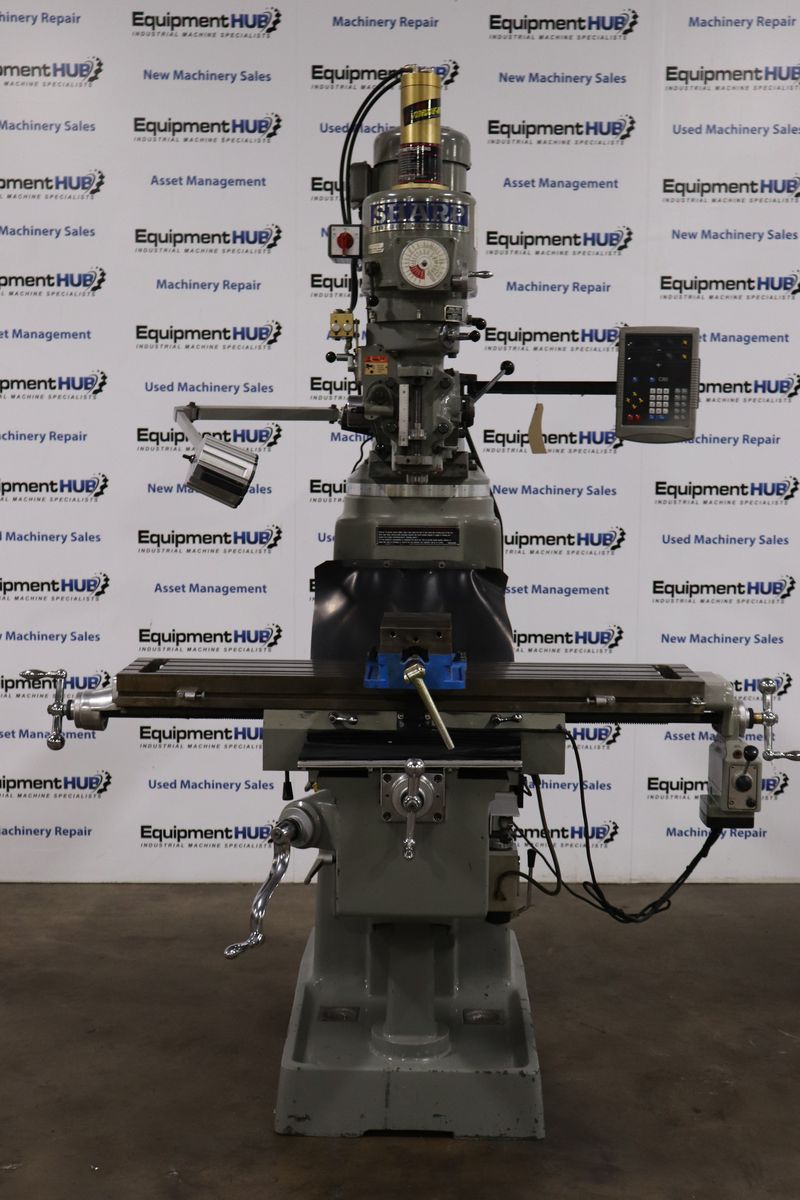 Sharp TMV 10" x 50" Vertical Milling Machine w/ Newall DRO - The ...