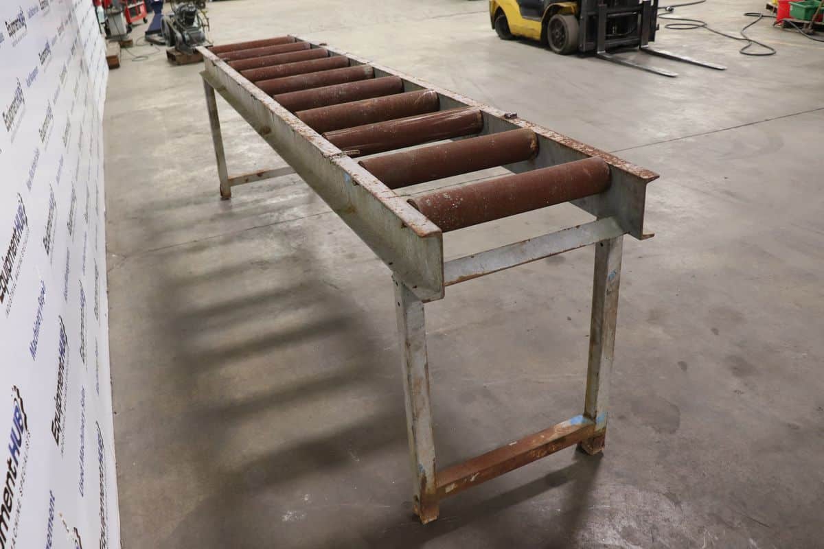 10' L x 23-3/4" W Heavy Duty Gravity Roller Conveyor - The Equipment Hub