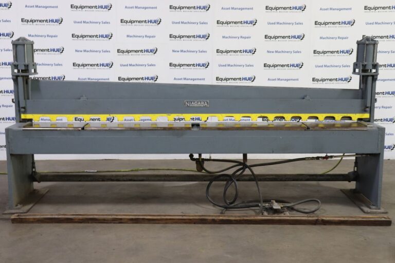 Niagara 10A 10' x 18 Gauge Pneumatic Shear - The Equipment Hub