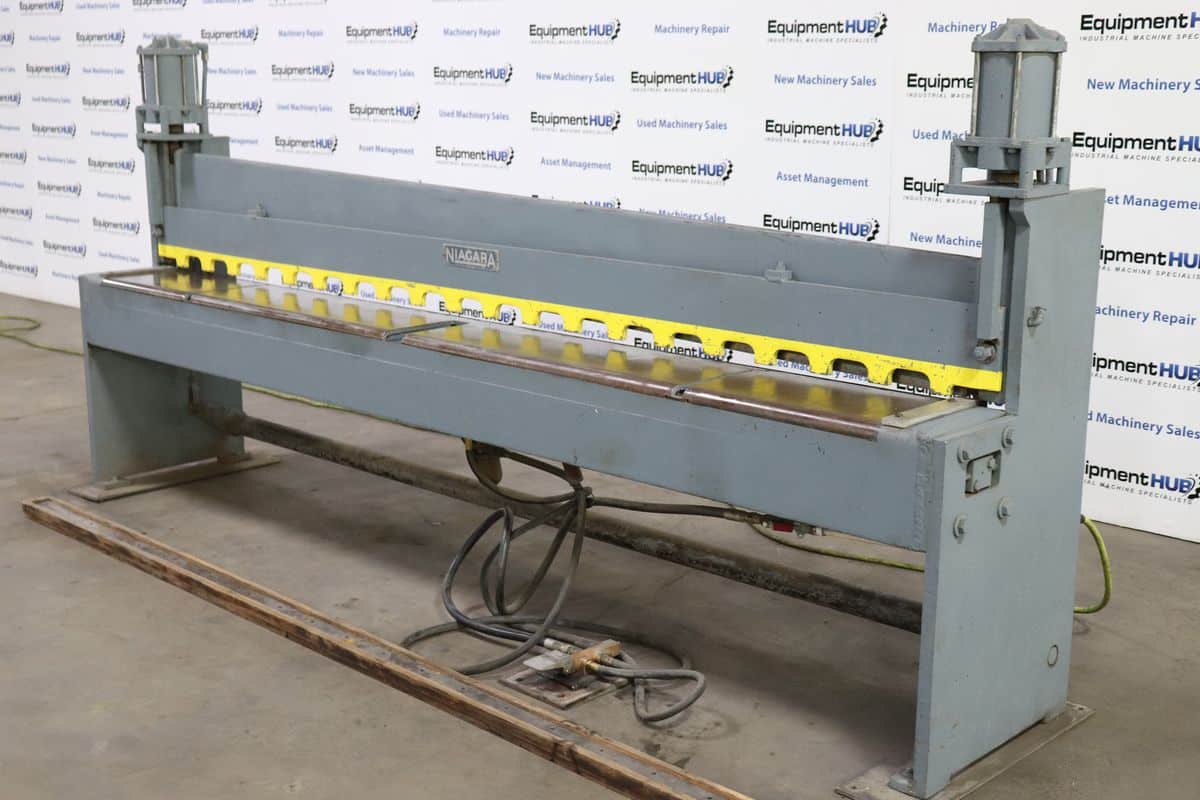 Niagara 10A 10' x 18 Gauge Pneumatic Shear - The Equipment Hub