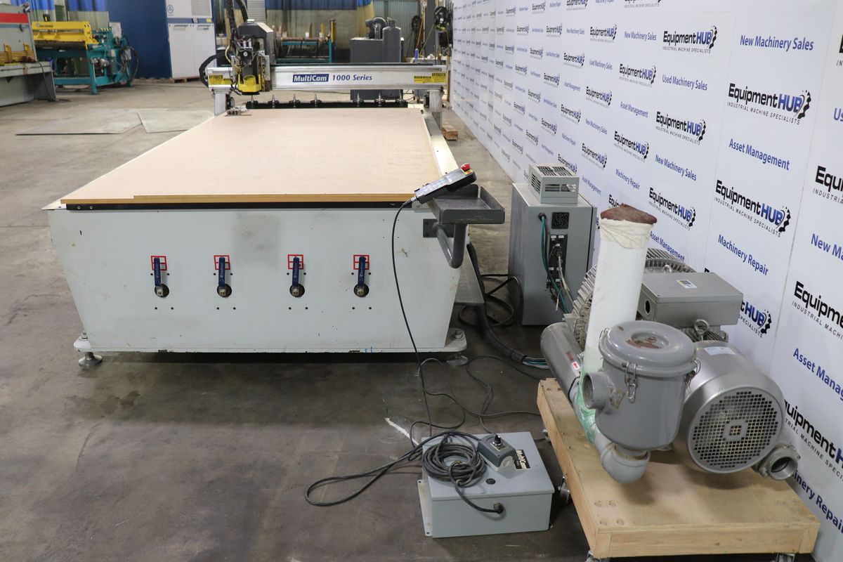 Multicam 1-204-R-PF 1000 Series 5' x 10' CNC Router w/ ATC - The ...
