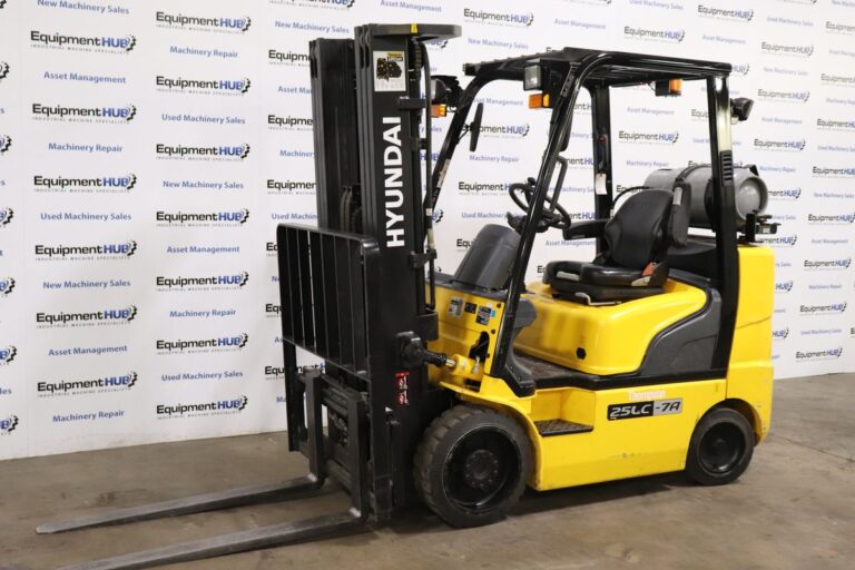 Hyundai 25LC-7A 5,000 LB. LPG Forklift, Low Hours - The Equipment Hub