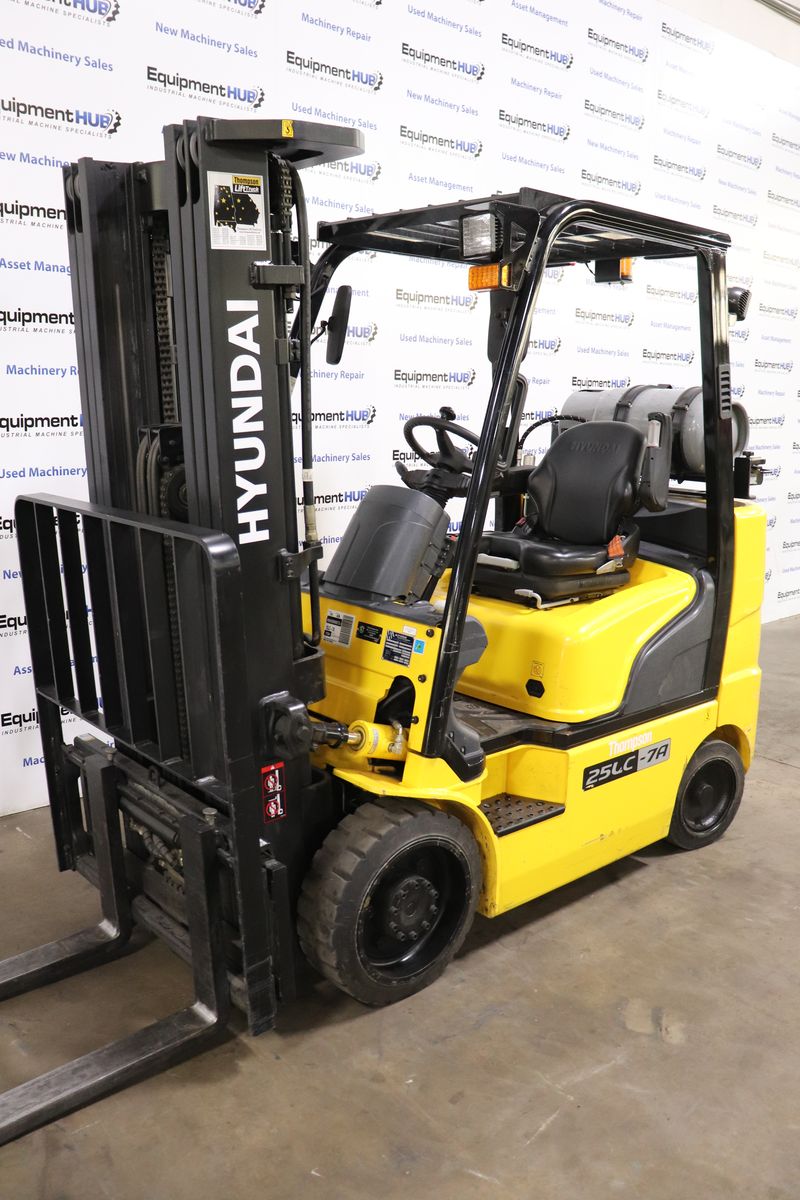 Hyundai 25LC-7A 5,000 LB. LPG Forklift, Low Hours - The Equipment Hub