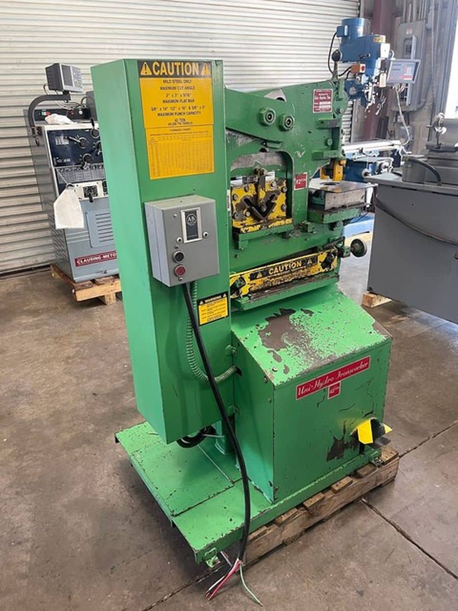 Uni-Hydro 42-14 42 Ton Hydraulic Iron Worker - The Equipment Hub