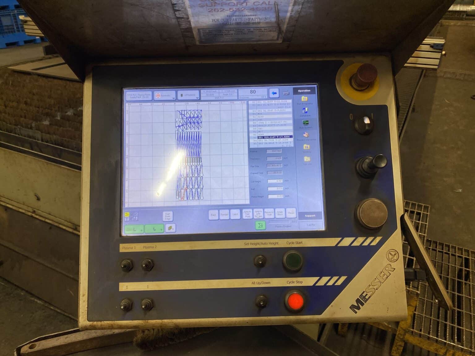 Messer Metal Master Plus 8' x 40' (2) HPR 400XD Plasma Cutter - The ...