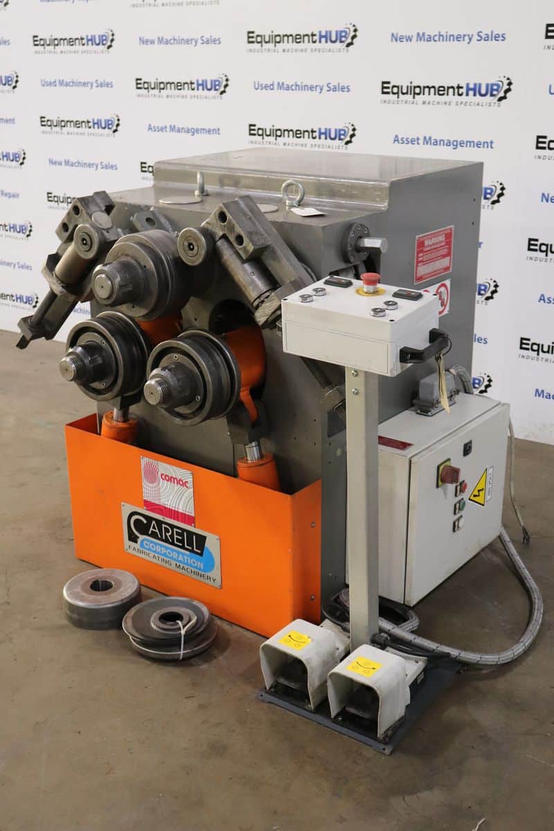 Comac 304 HV 2-1/2" x 5/16" Hydraulic Double Initial Pinch Angle Roll ...