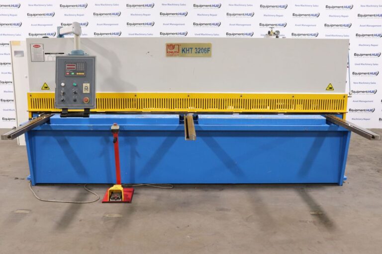 Knuth KHT 3206F 6mm (.24") x 3200mm (125.98") Hydraulic Shear w/ NC ...