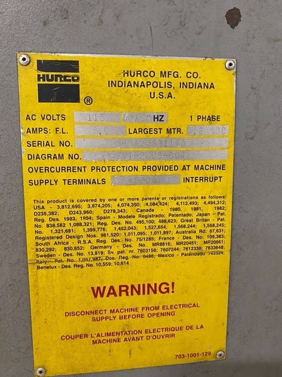 Premier 425-2R 25 Ton x 4' Hydraulic Press Brake w/ HURCO Autobend 7 ...