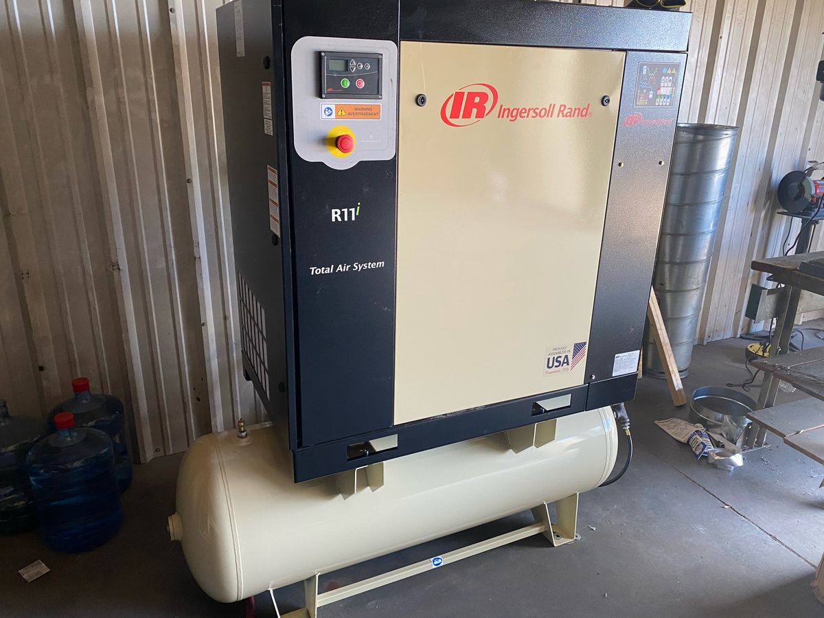 Ingersoll Rand R11i-A135 TAS 15HP Rotary Screw Air Compressor with Air ...