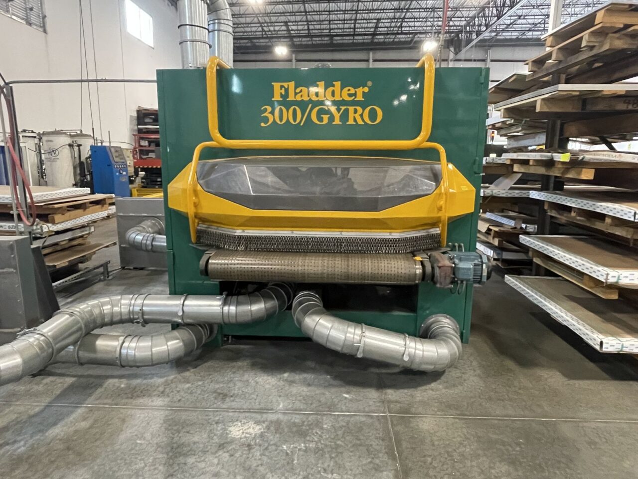 Fladder 300 Gyro Deburring Denibbing Machine w/ Donaldson Dust ...