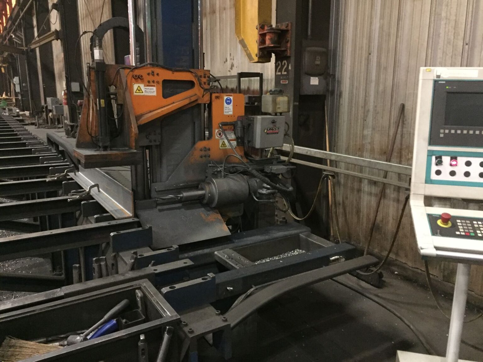 Peddinghaus Ocean Avenger 1000/1B CNC Beam Drill Line - The Equipment Hub