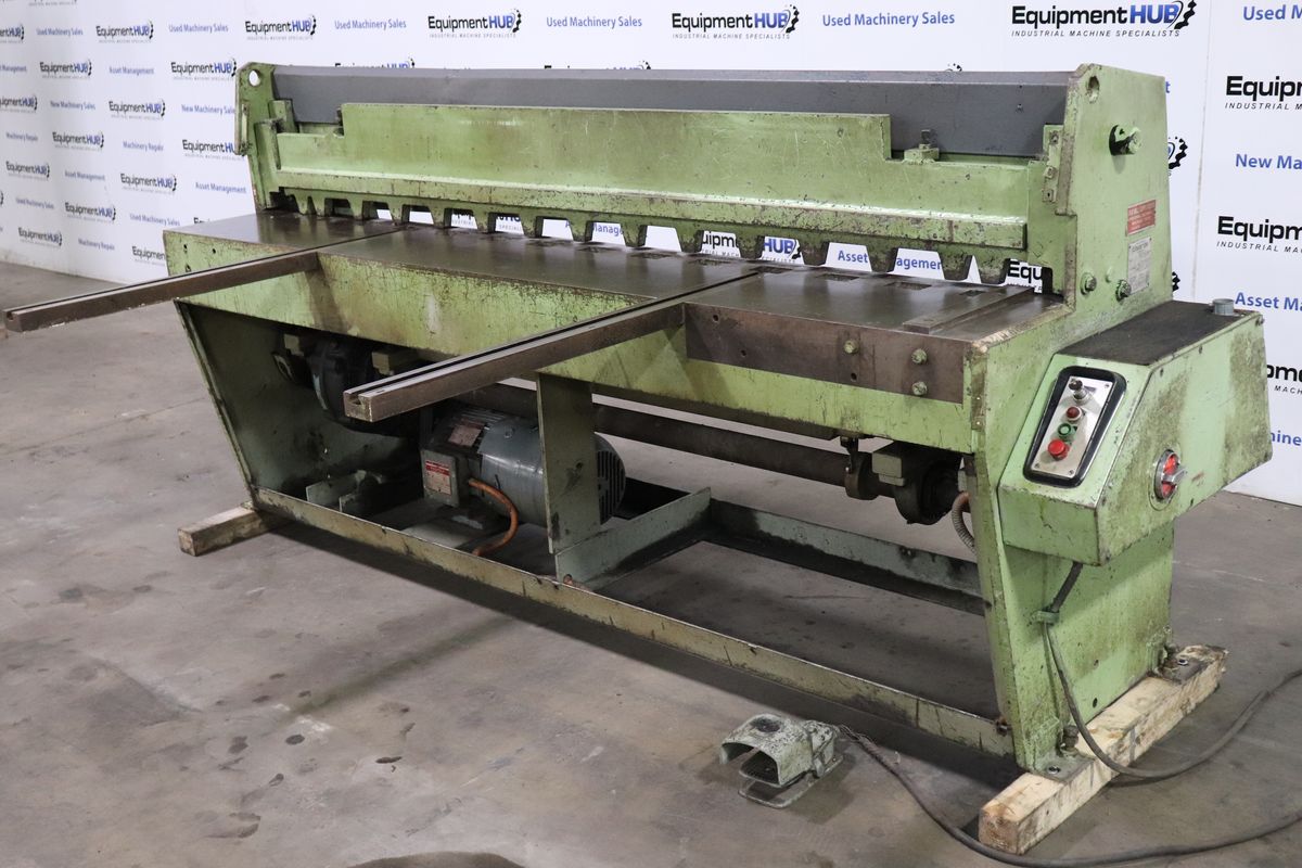 Edwards 3.25/2000DD 6' x 10 Gauge Mechanical Shear, 79.5" Max Cutting ...