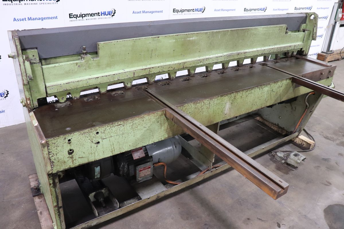 Edwards 3.25/2000DD 6' x 10 Gauge Mechanical Shear, 79.5" Max Cutting ...