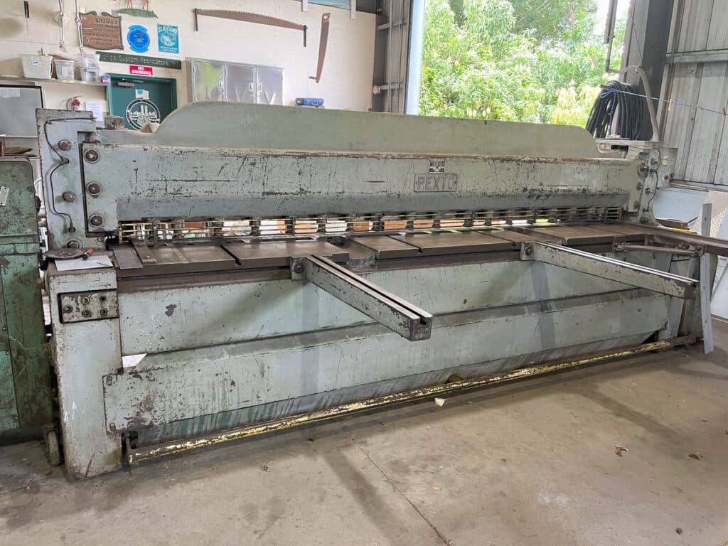 Pexto 10-U-10B 10' x 10 Gauge Mechanical Power Squaring Shear - The ...