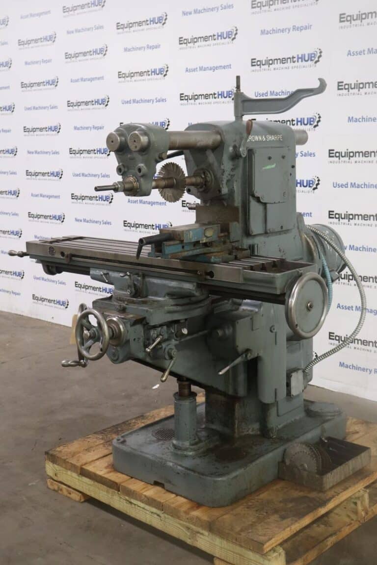 Brown & Sharpe No. 2 Universal Light Type Horizontal Milling Machine ...