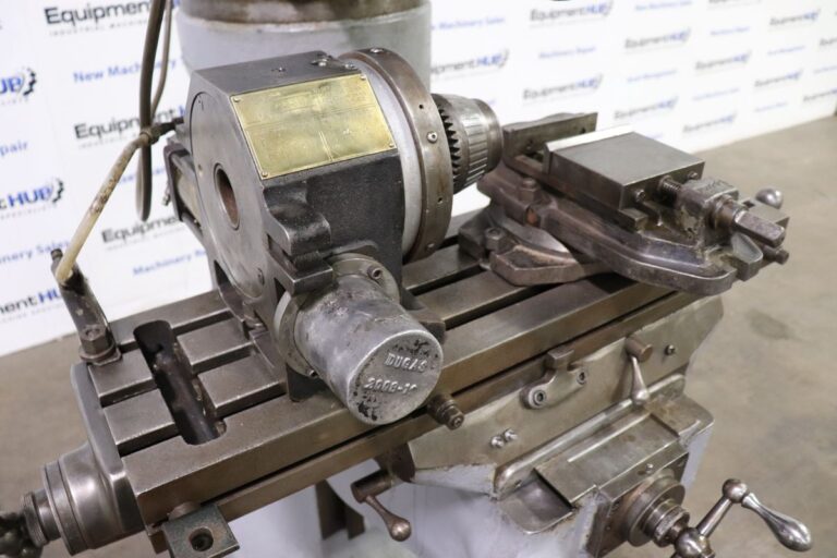 Bridgeport M Head 9" x 32" Vertical Milling Machine w/ Pneumatic ...