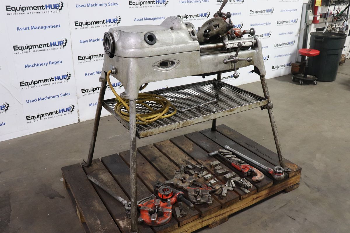 Ridgid 500 1/8" - 2" Pipe and Bolt Threading Machine - The Equipment Hub