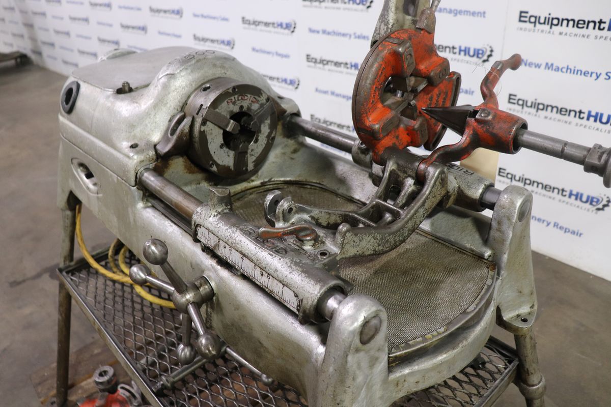 Ridgid 500 1/8" - 2" Pipe and Bolt Threading Machine - The Equipment Hub