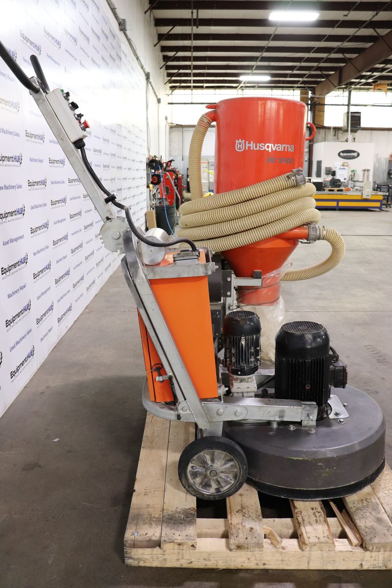 Husqvarna PG 820 32" Planetary Floor Grinder w/ DC 5500 Dust Collection ...