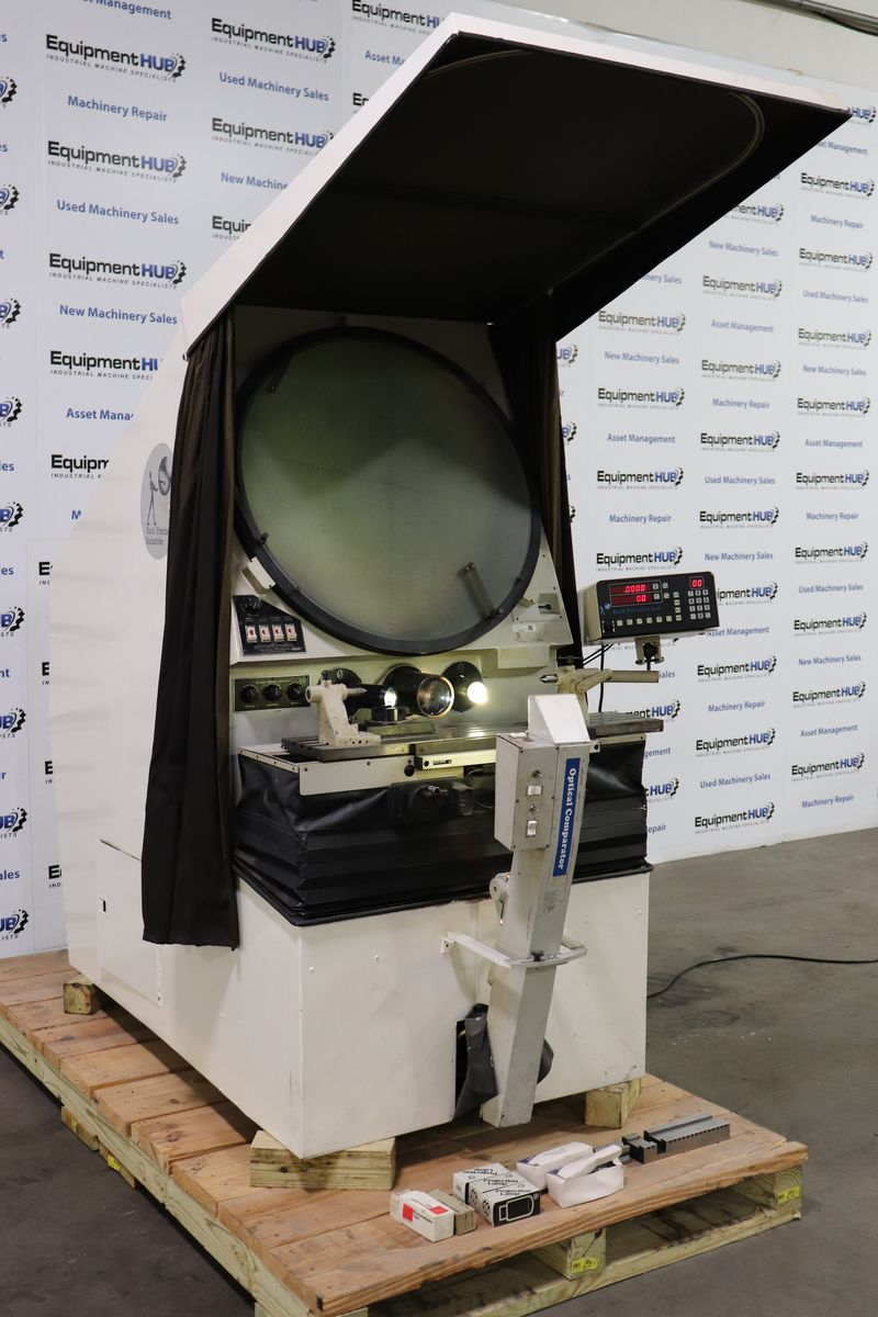 Scherr-Tumico 22-2500 30" Optical Comparator w/ Rank Precision DRO ...