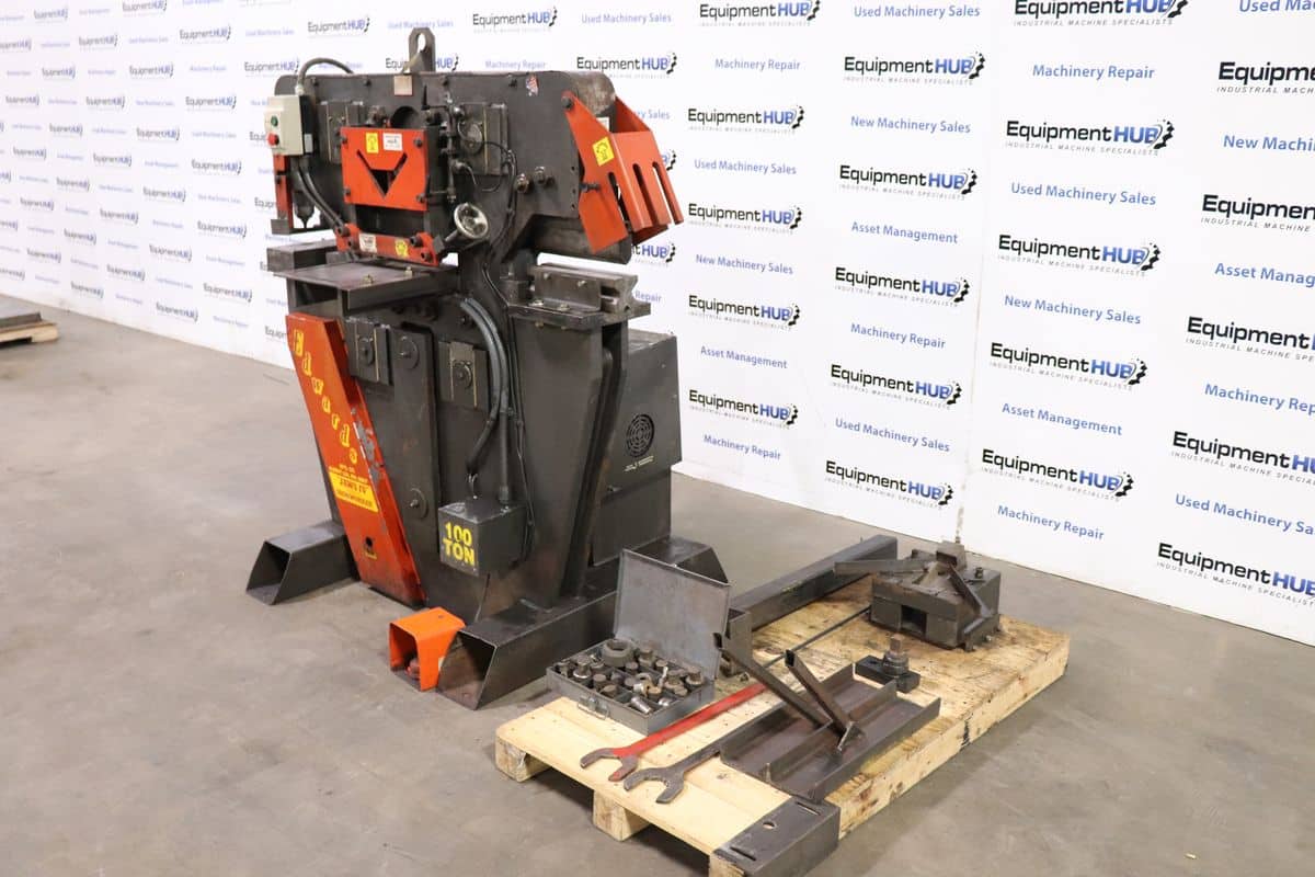 Edwards 100 Ton "JAWS IV" Hydraulic Ironworker, Single Phase - The ...