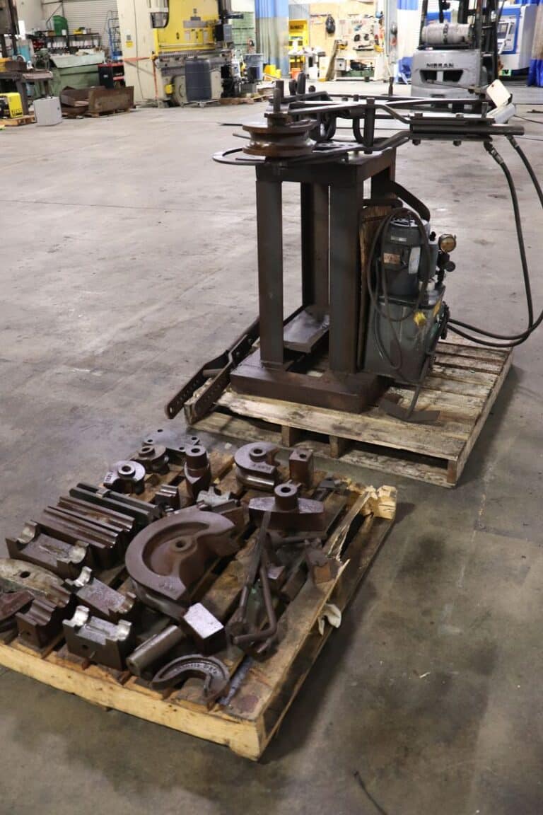 Hossfeld No. 2 Hydraulic Universal Iron Tube Pipe Bender w/ Tooling ...