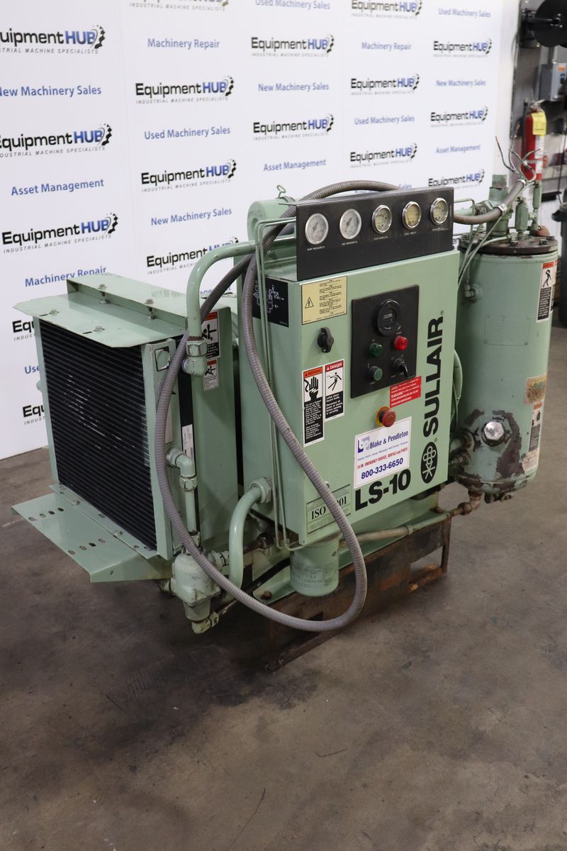 Sullair LS-10 25H AC 25HP Rotary Screw Air Compressor - The Equipment Hub