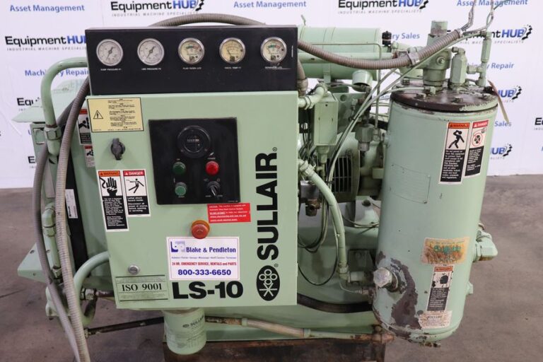 Sullair LS-10 25H AC 25HP Rotary Screw Air Compressor - The Equipment Hub