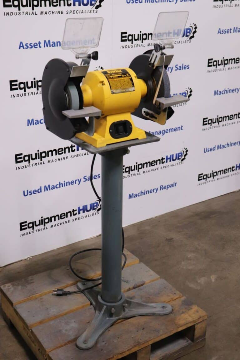 DeWalt DW758 8" Bench Grinder w/ Pedestal Stand - The Equipment Hub