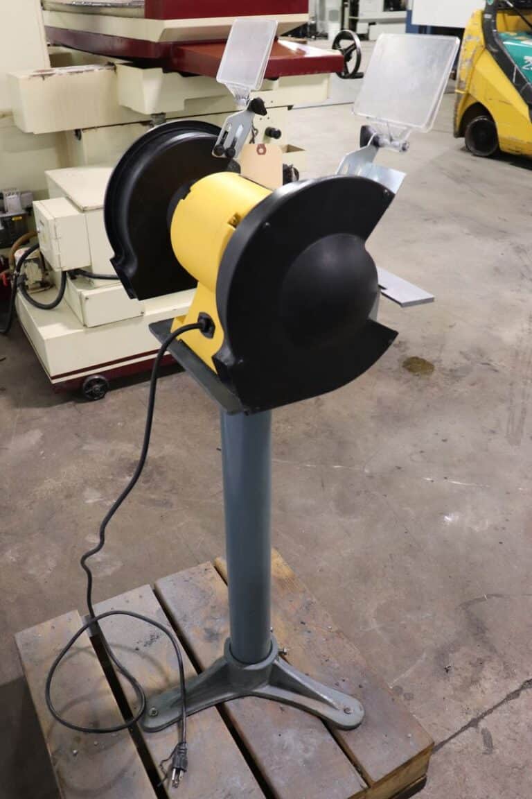 DeWalt DW758 8" Bench Grinder w/ Pedestal Stand - The Equipment Hub