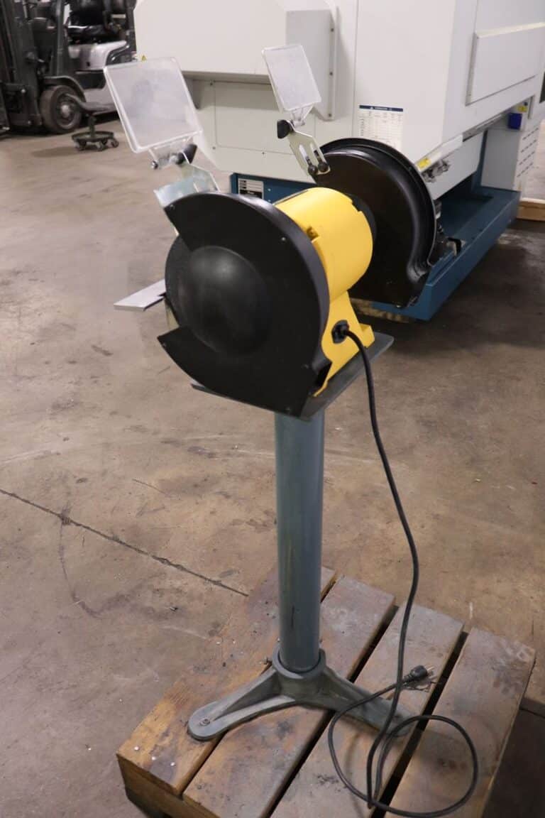 DeWalt DW758 8" Bench Grinder w/ Pedestal Stand - The Equipment Hub