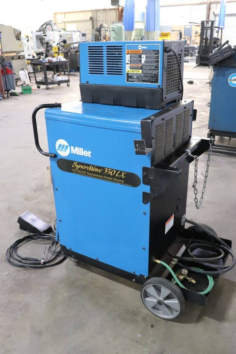 Miller Syncrowave 350LX Tig Welder with Miller Coolmate 3 Water Cooler ...