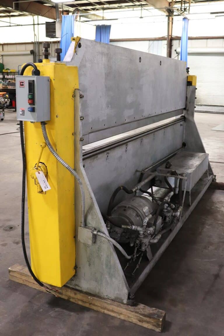 Roto-Die Model 10 16 Gauge x 10' Hydraulic Sheet Metal Bending Press ...