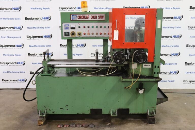 Jager FHC-300A 12" Automatic Pneumatic Circular Metal Cutting Cold Saw ...