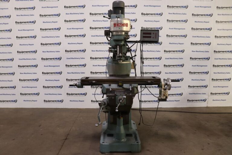 Enco 100-1527 9" x 42" Vertical Milling Machine w/ Digital Readout ...