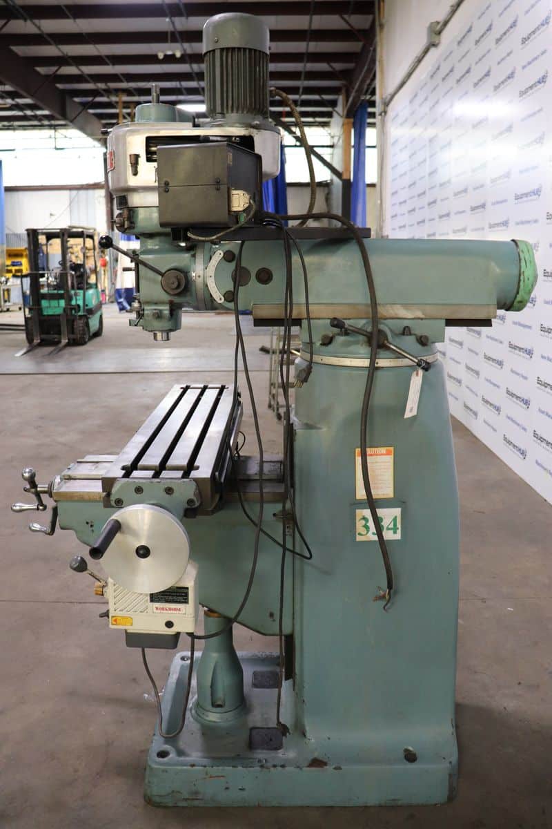 Enco 100-1527 9" x 42" Vertical Milling Machine w/ Digital Readout ...