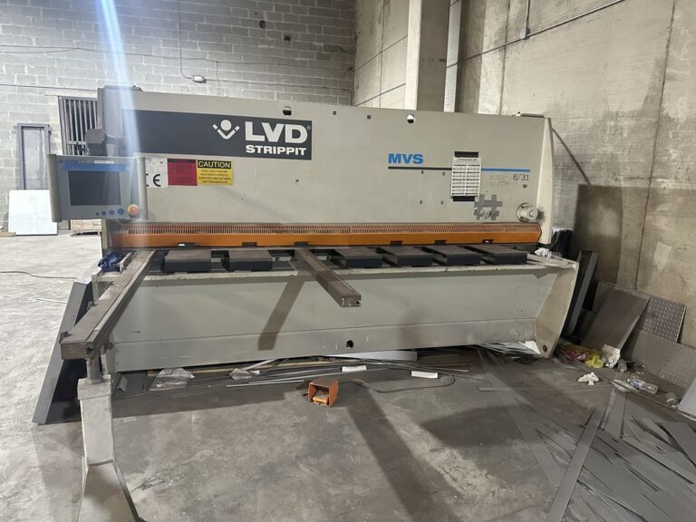LVD MVS 6/31 1/4" x 10' Touch Screen Hydraulic Shear - The Equipment Hub