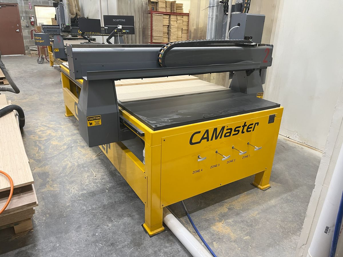 CAMaster Panther PT-408ATC 4' x 8' CNC Router w/ Tool Changer & Becker ...