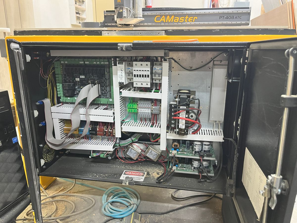 CAMaster Panther PT-408ATC 4' x 8' CNC Router w/ Tool Changer & Becker ...