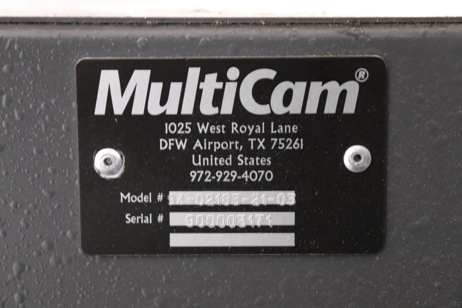 Multicam 3000 Series 3-204-R-PF 5' x 10' CNC Router (2014) - The ...