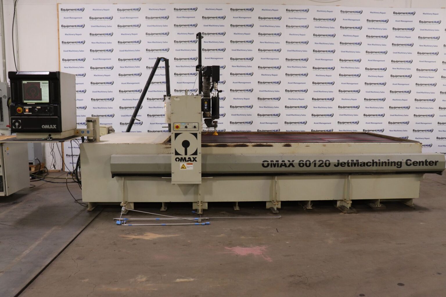 Omax 60120 5' x 10' CNC Waterjet Cutter w/ A-Jet Multi-Axis Head - The ...