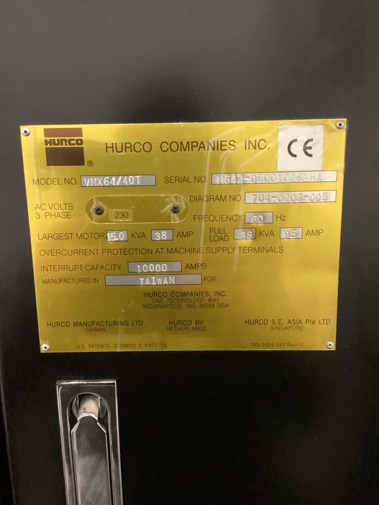 Hurco VMX 64/40T CNC Vertical Machining Center - The Equipment Hub