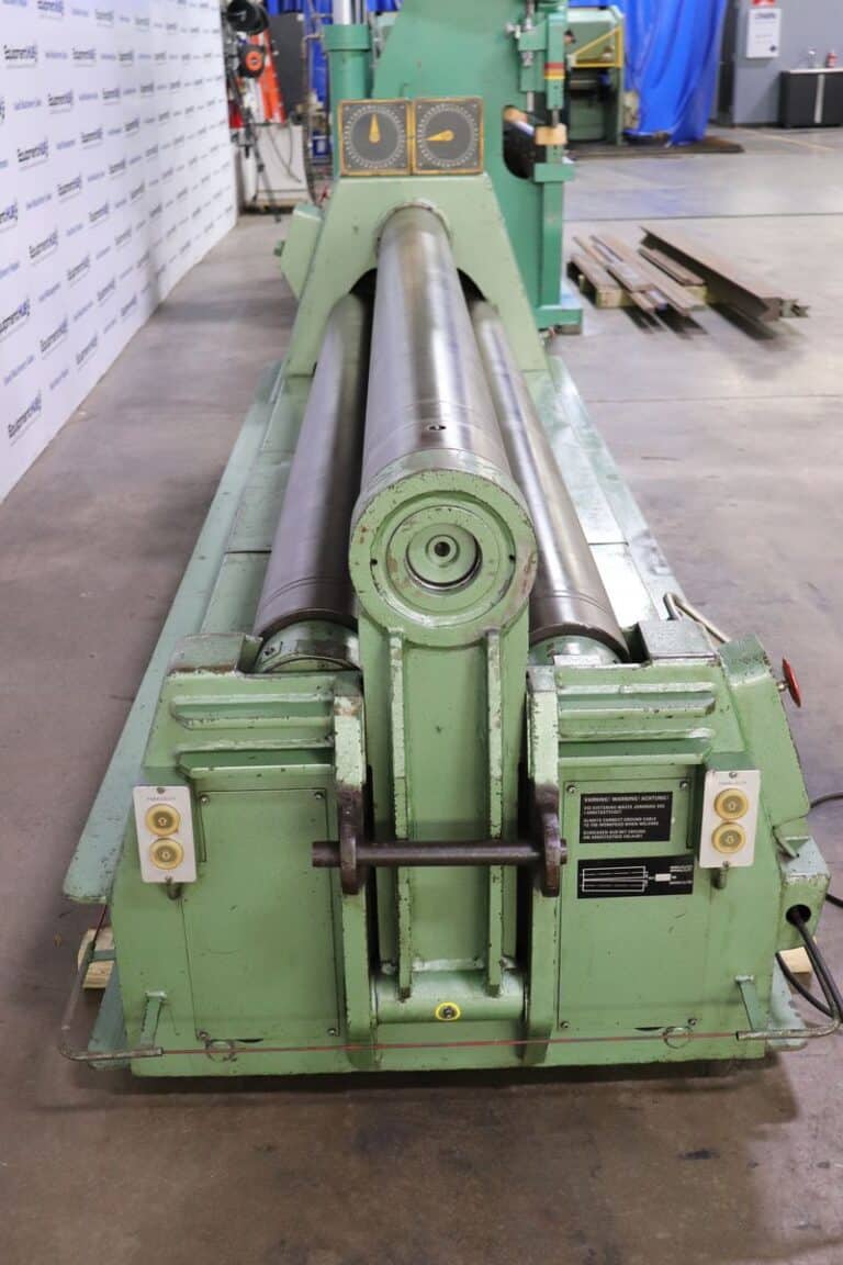 Roundo PS-205 8' x 3/8" Hydraulic Double Pinch Plate Power Roll - The ...