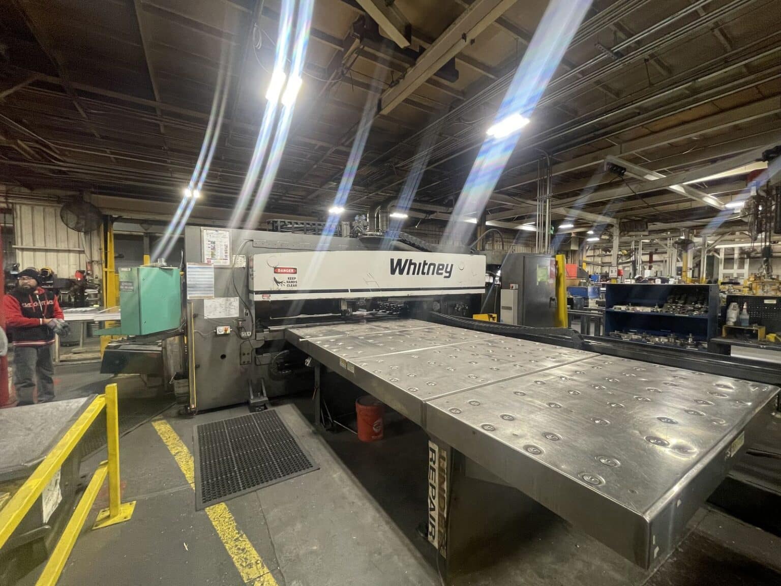 Shop Whitney 3400 Heavy CNC Punch / Plasma Cutting Machine